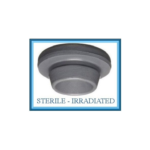 STERILE VIAL STOPPERS, 20mm GAMMA IRRADIATED - Triple Bagged