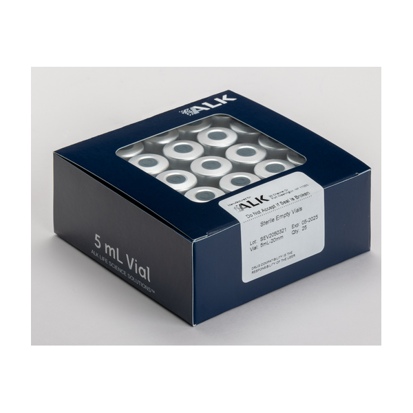 Buy ALK 5ml amber sterile vials pre-sterilized 5mL injection vials