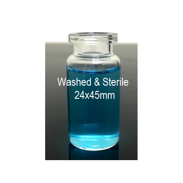 10ml Open Sterile Nested Tray ISO 10R Clear Vials, Ready to Fill, Tray ...