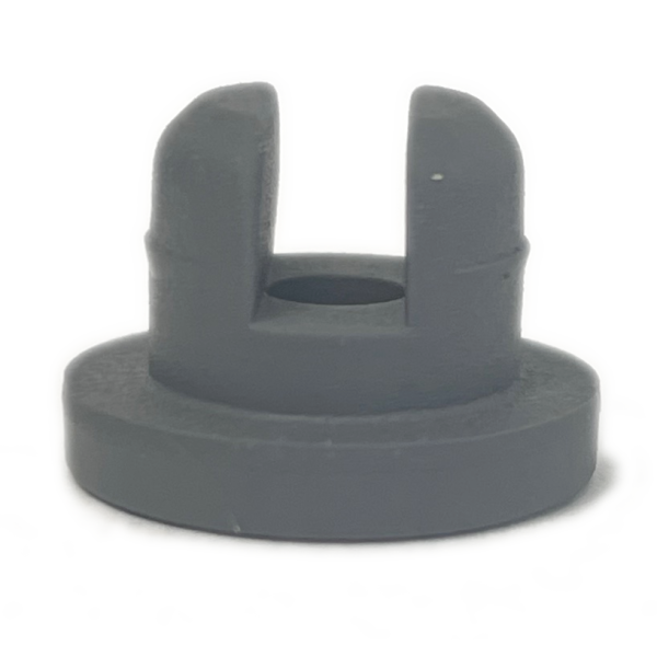 20mm Vial Stopper, Plain 2-Leg Lyophilization Style, Pk 100