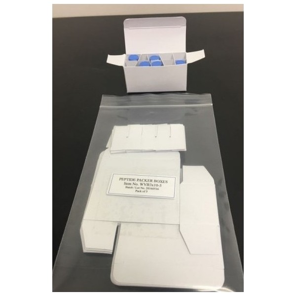 Peptide Packer Vial Boxes