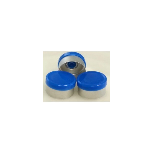 Royal Blue West Pharma 13mm Smooth Gloss Flip Cap Seals