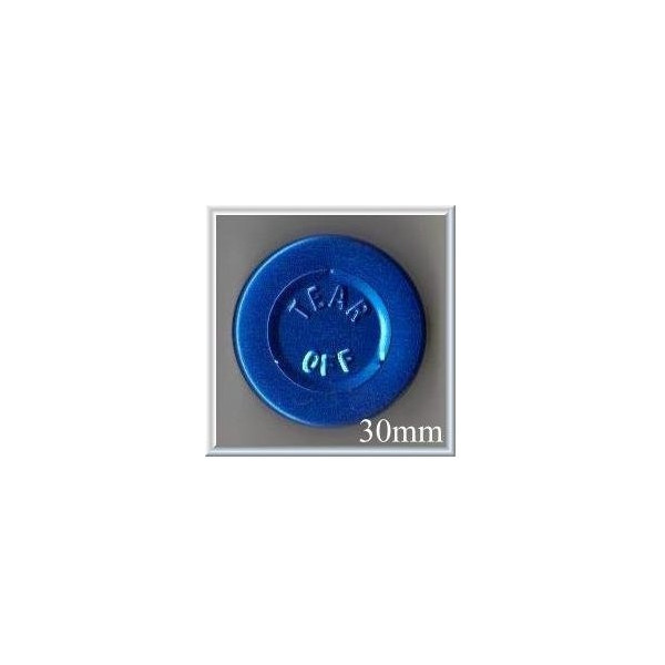 Sapphire Blue 30mm Aluminum Serum Vial Bottle Seals